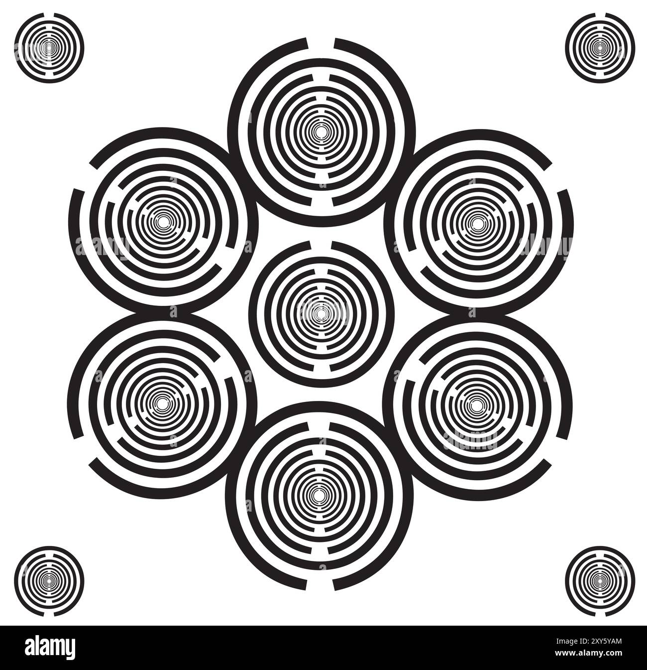 Set of Multiwave Oscillator Resonator Antenna Icons, Scalar Wave ...