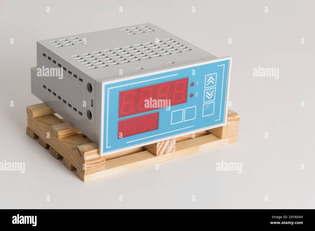 New control device for fresh air ventilation with digital displays on a ...
