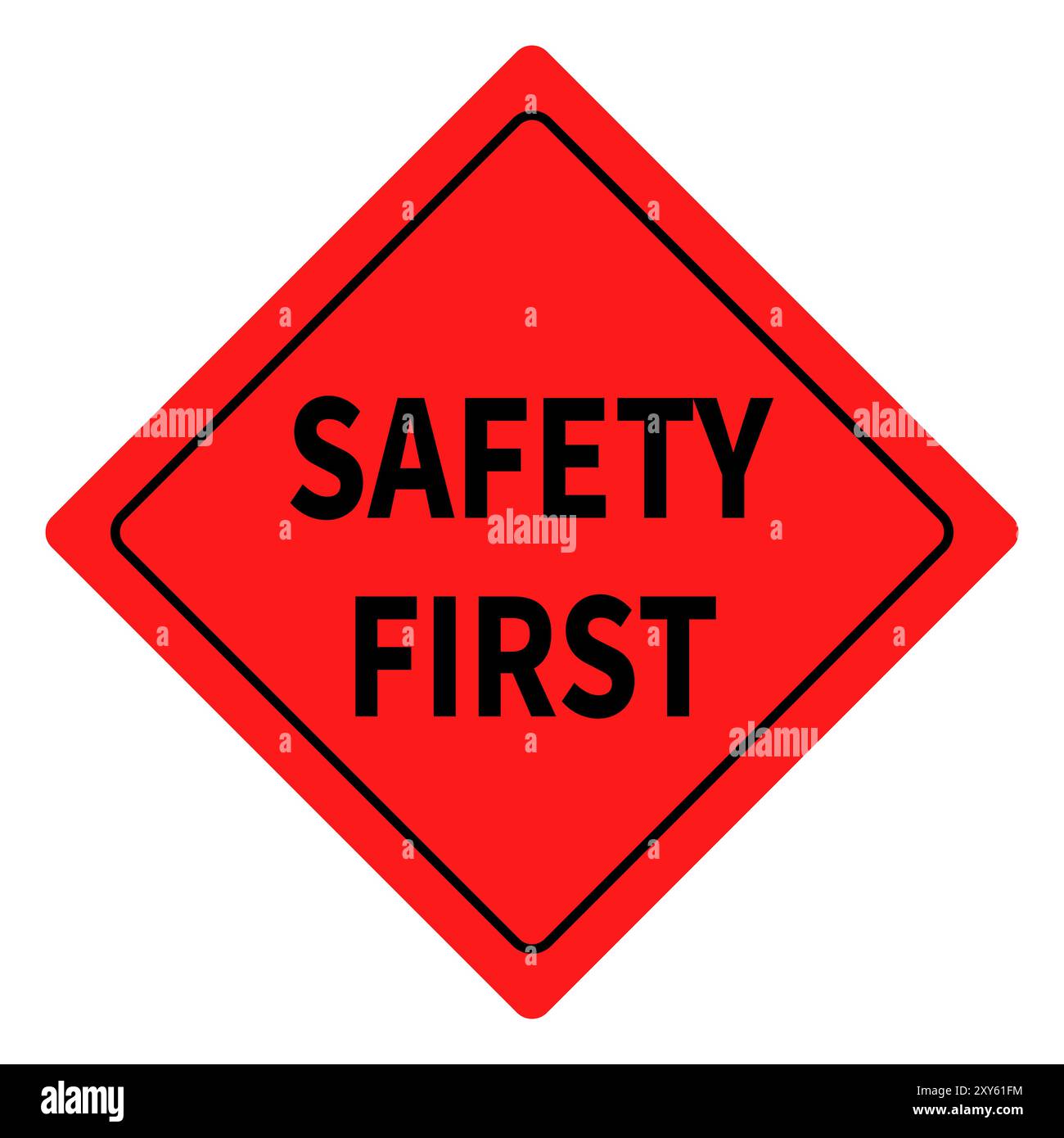 Safety first label hi-res stock photography and images - Alamy