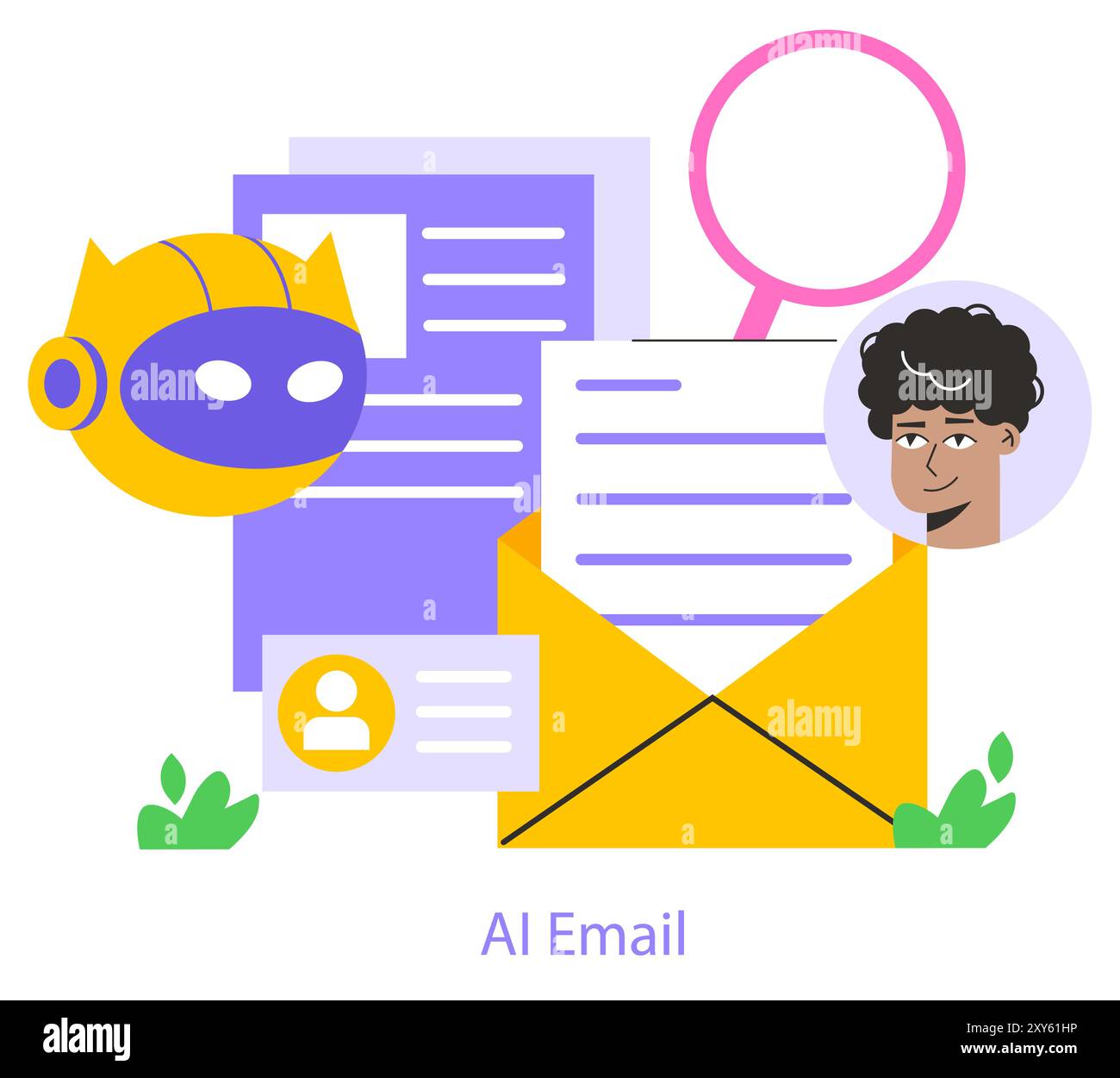 Inbox management Stock Vector Images - Alamy