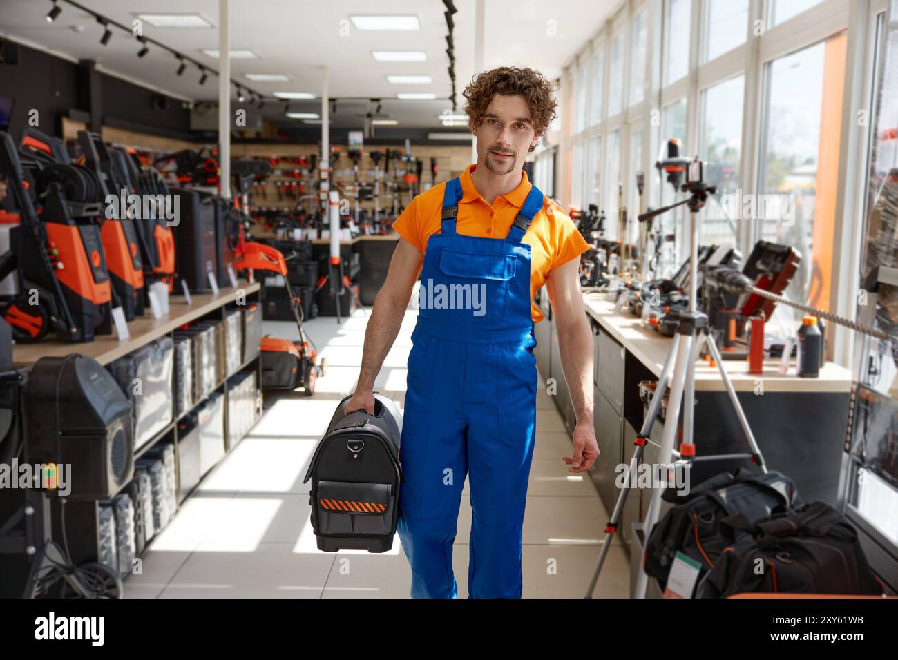 Portrait young man walking supermarket hi-res stock photography and ...