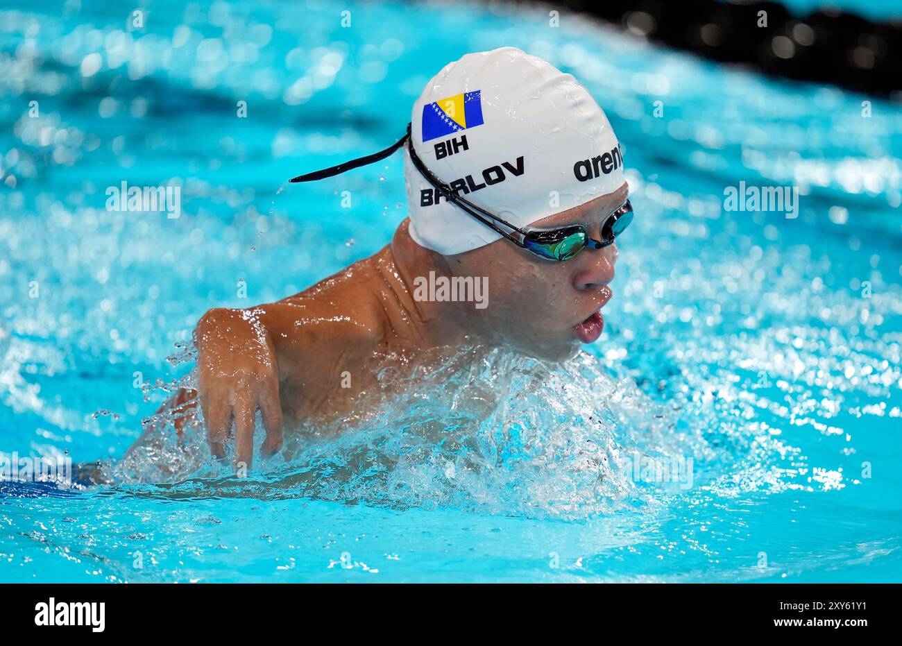 Bosnia and herzegovina's ismail barlov during a training session at la ...