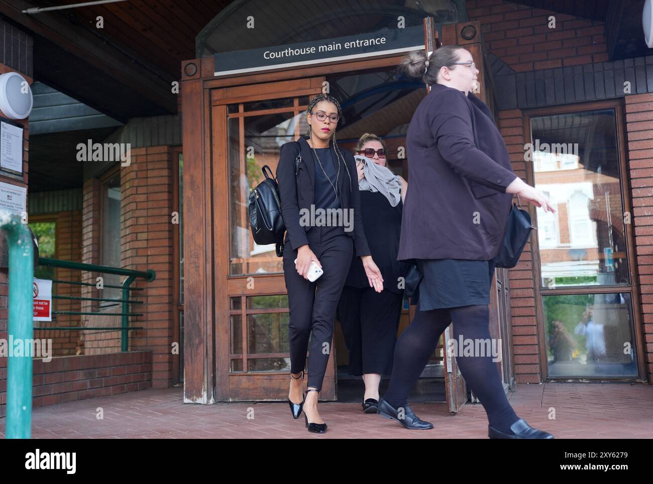 Hayley Jones leaving Wimbledon Magistrates' Court, London. The 33-year ...