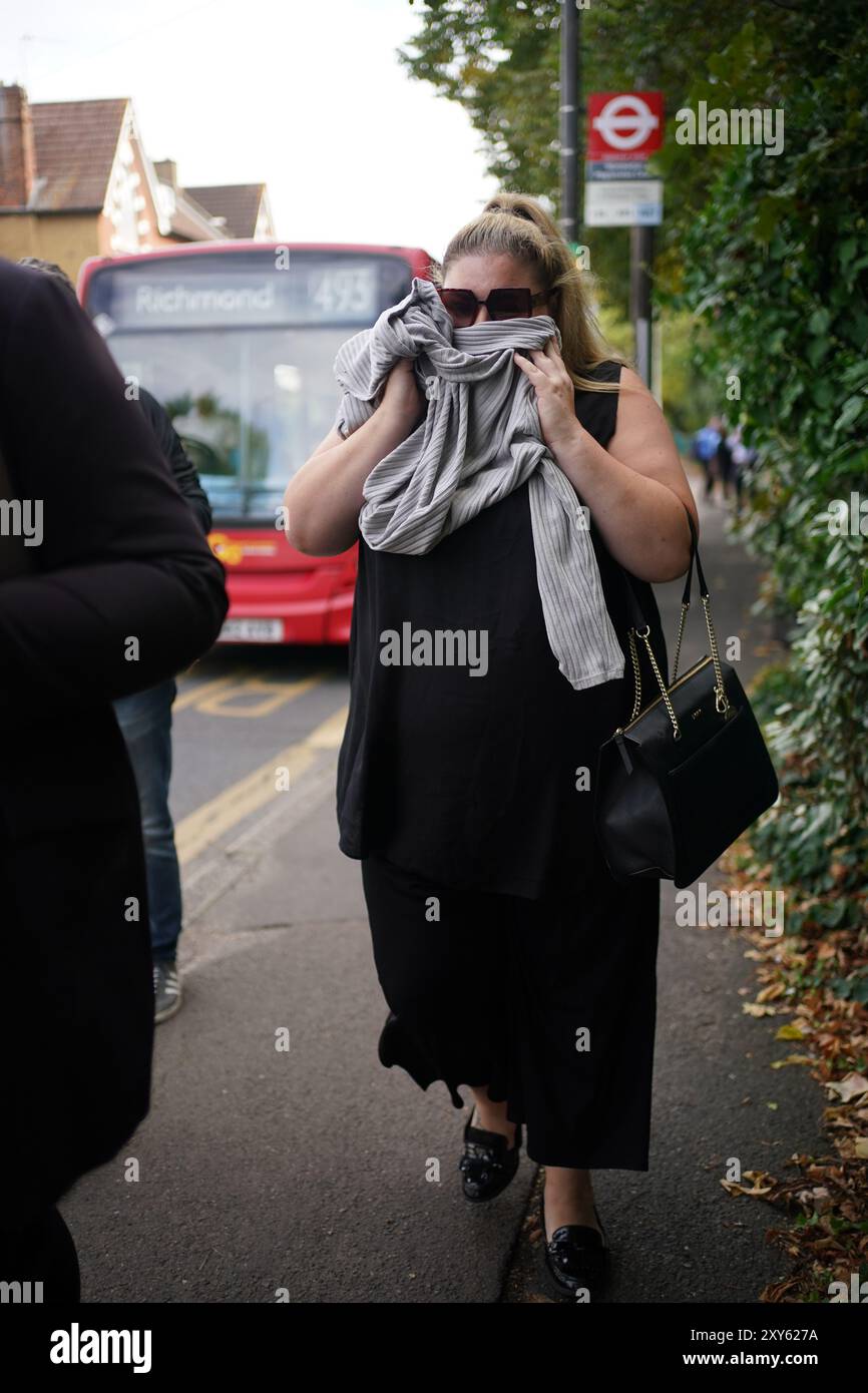 Hayley Jones leaving Wimbledon Magistrates' Court, London. The 33-year ...