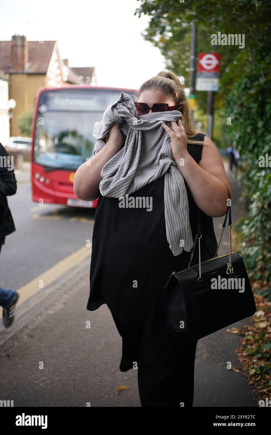 Hayley Jones leaving Wimbledon Magistrates' Court, London. The 33-year ...