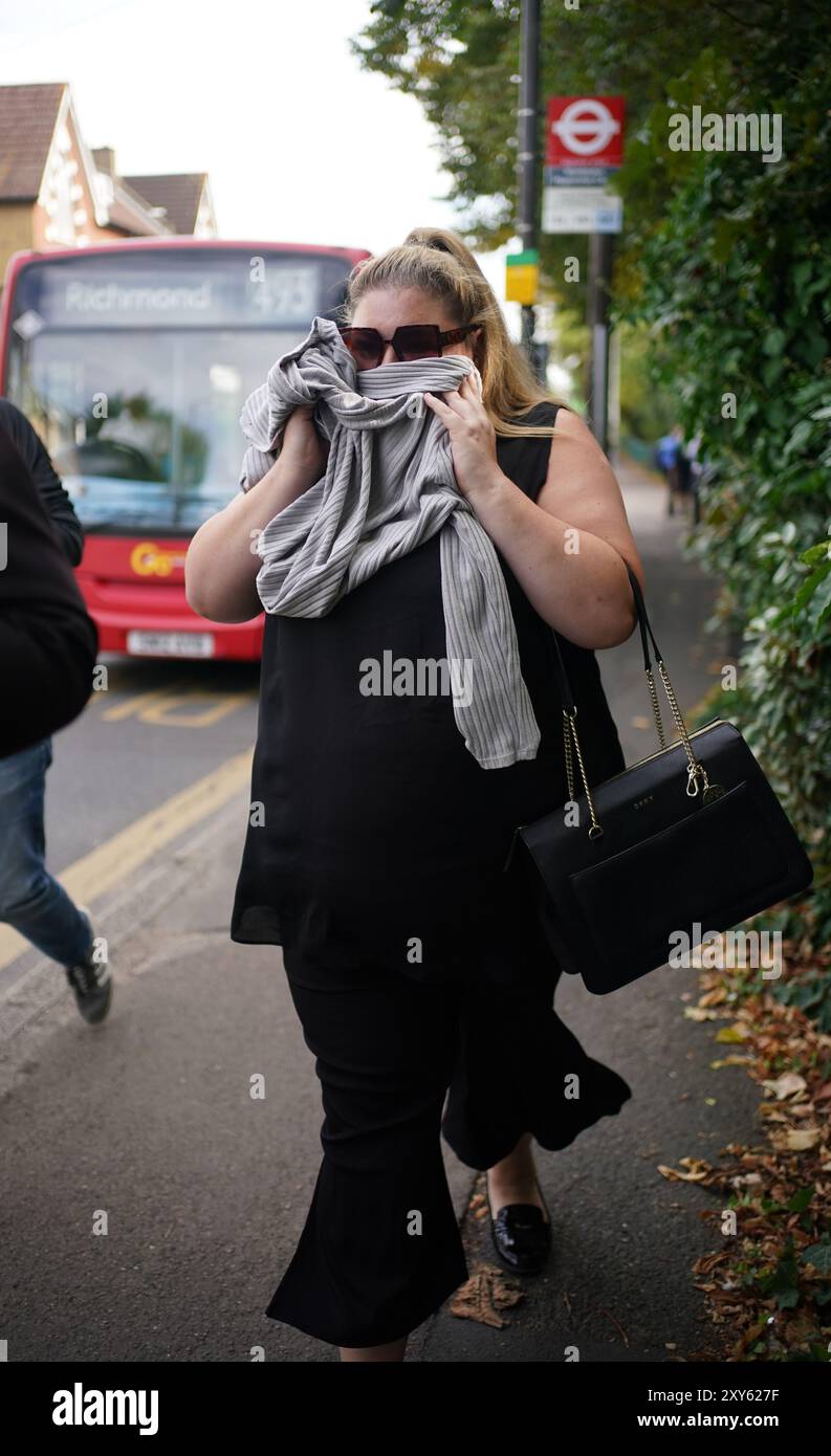 Hayley Jones leaving Wimbledon Magistrates' Court, London. The 33-year ...