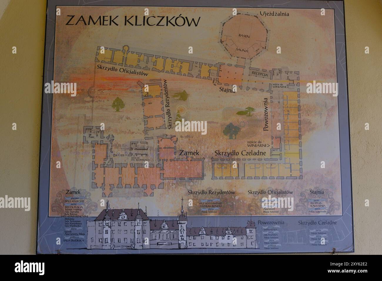 Castle hotel map hi-res stock photography and images - Alamy