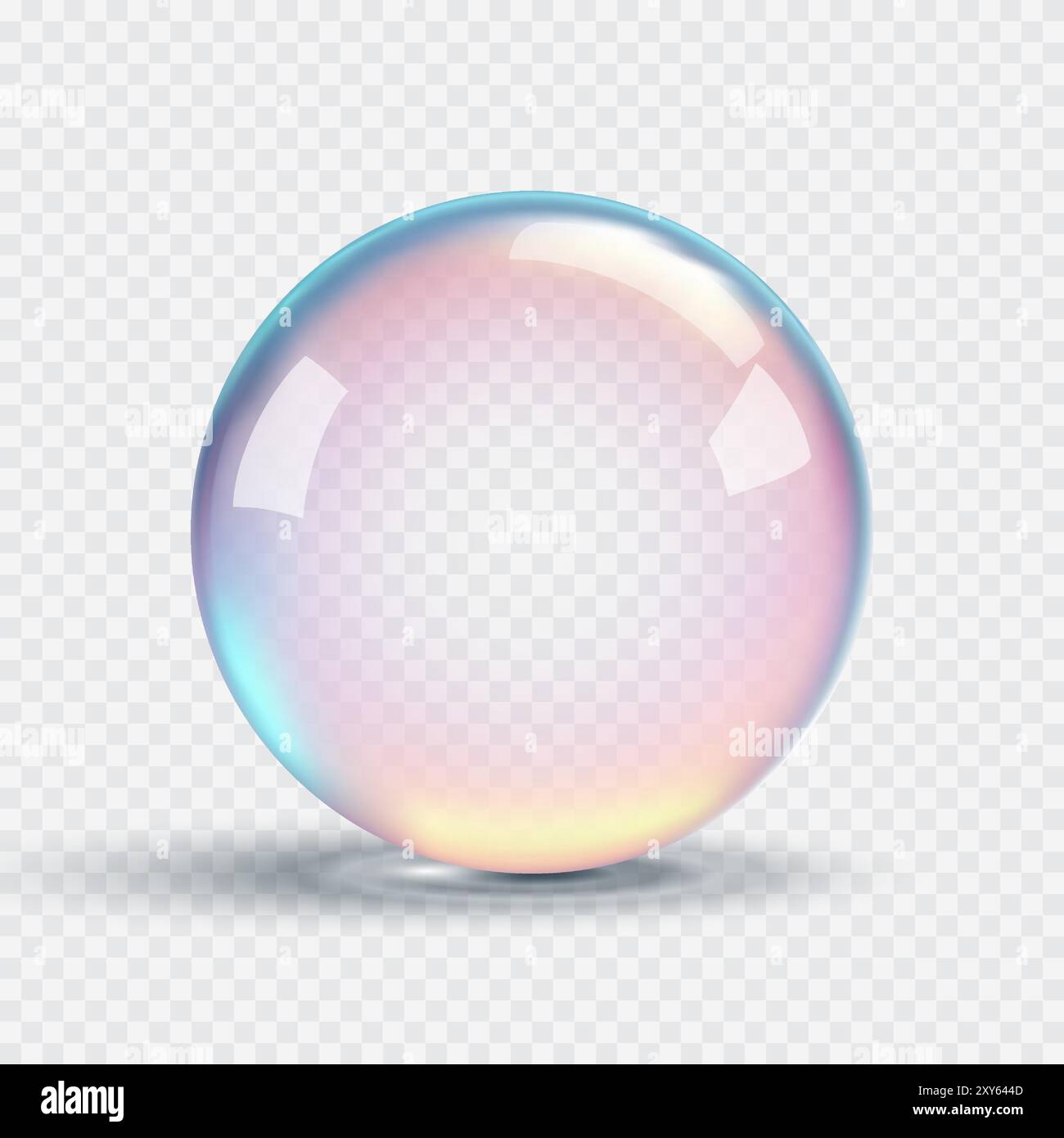 Pink reflection bubble Stock Vector Images - Alamy