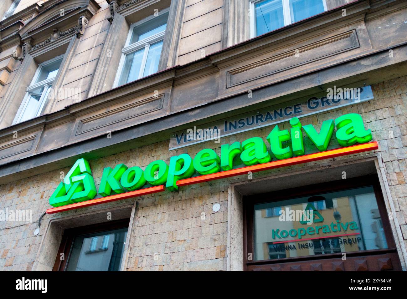 Kooperativa Vienna Insurance Group Logo Sign Brand Signage Mark Marking ...