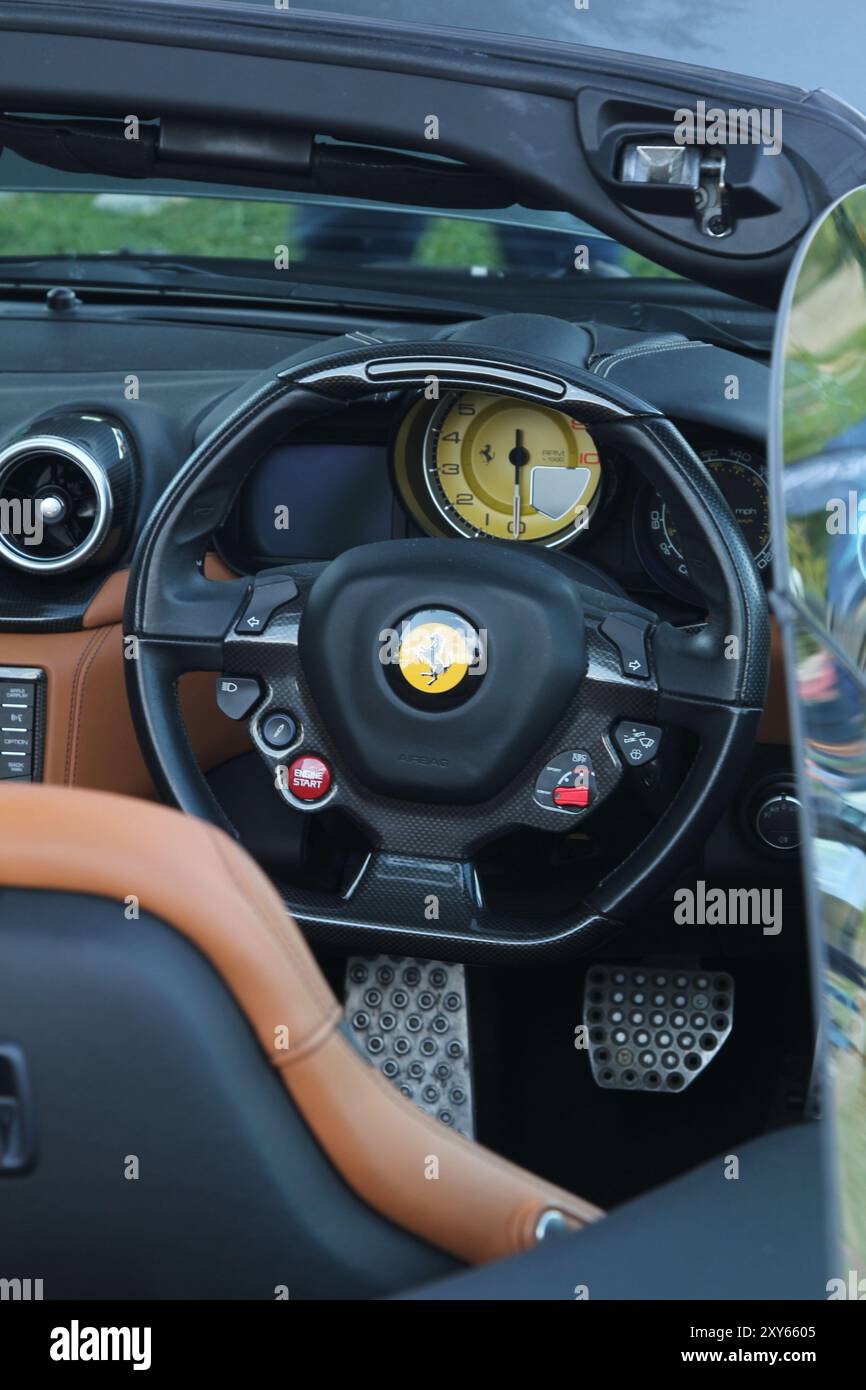 Stylised Photos of a Ferrari Supercar Stock Photo - Alamy