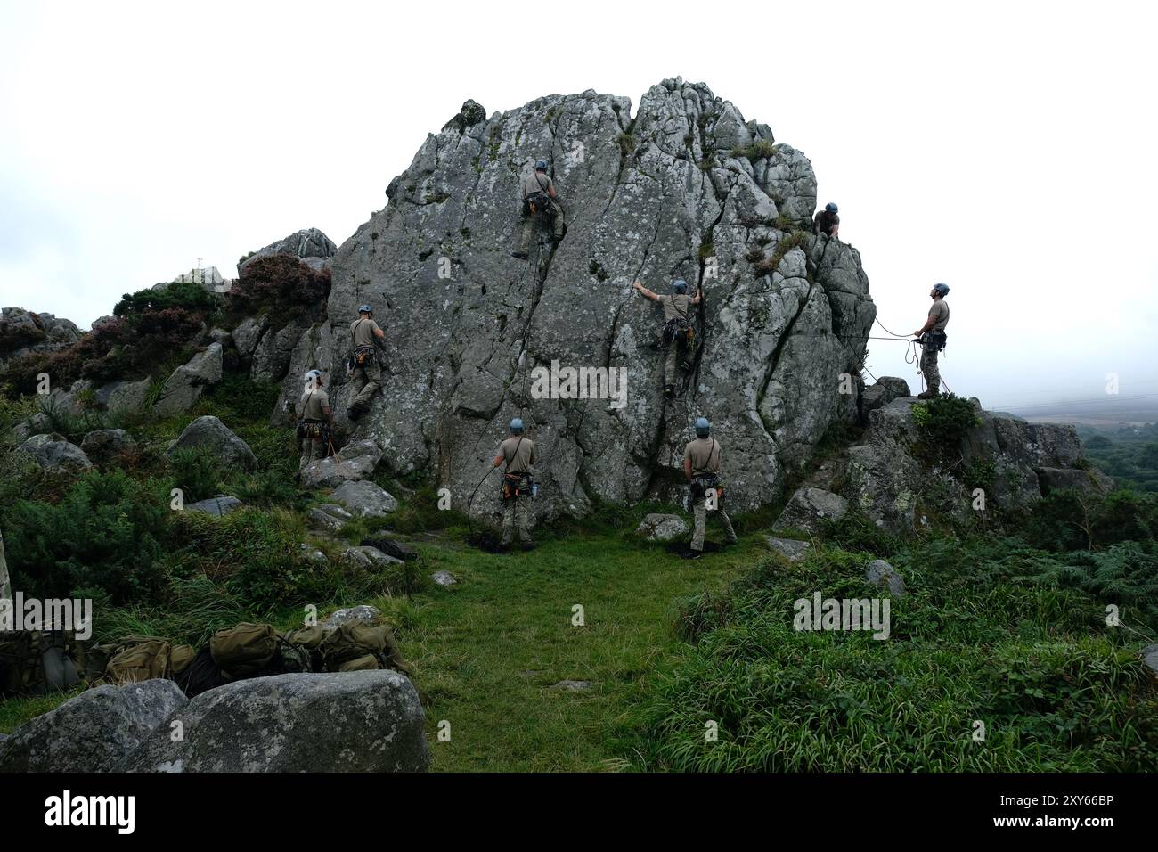 Royal Marines The Mountain Leader Training Cadre (MLTC) who carry out ...