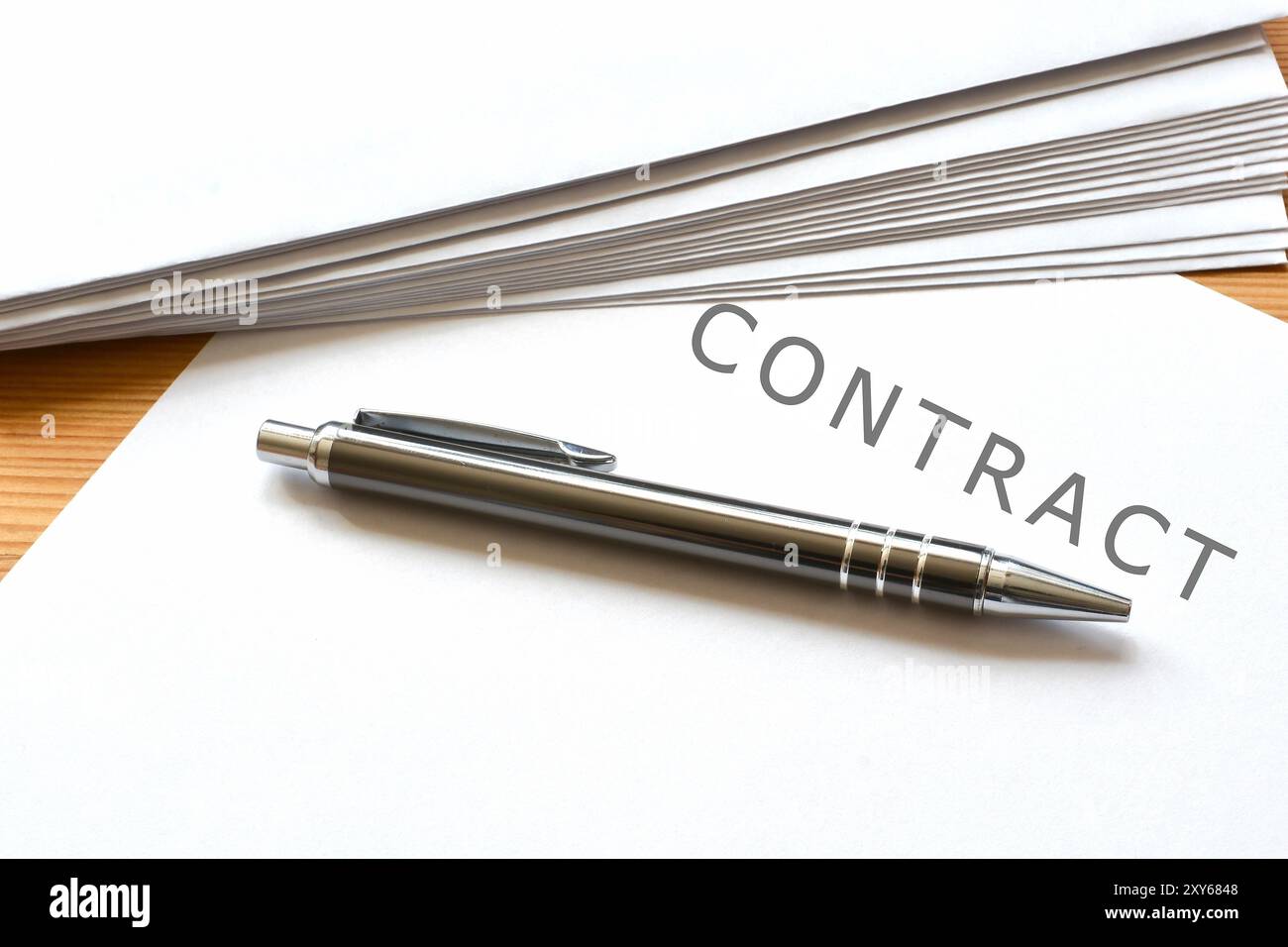 No contract text written hi-res stock photography and images - Alamy
