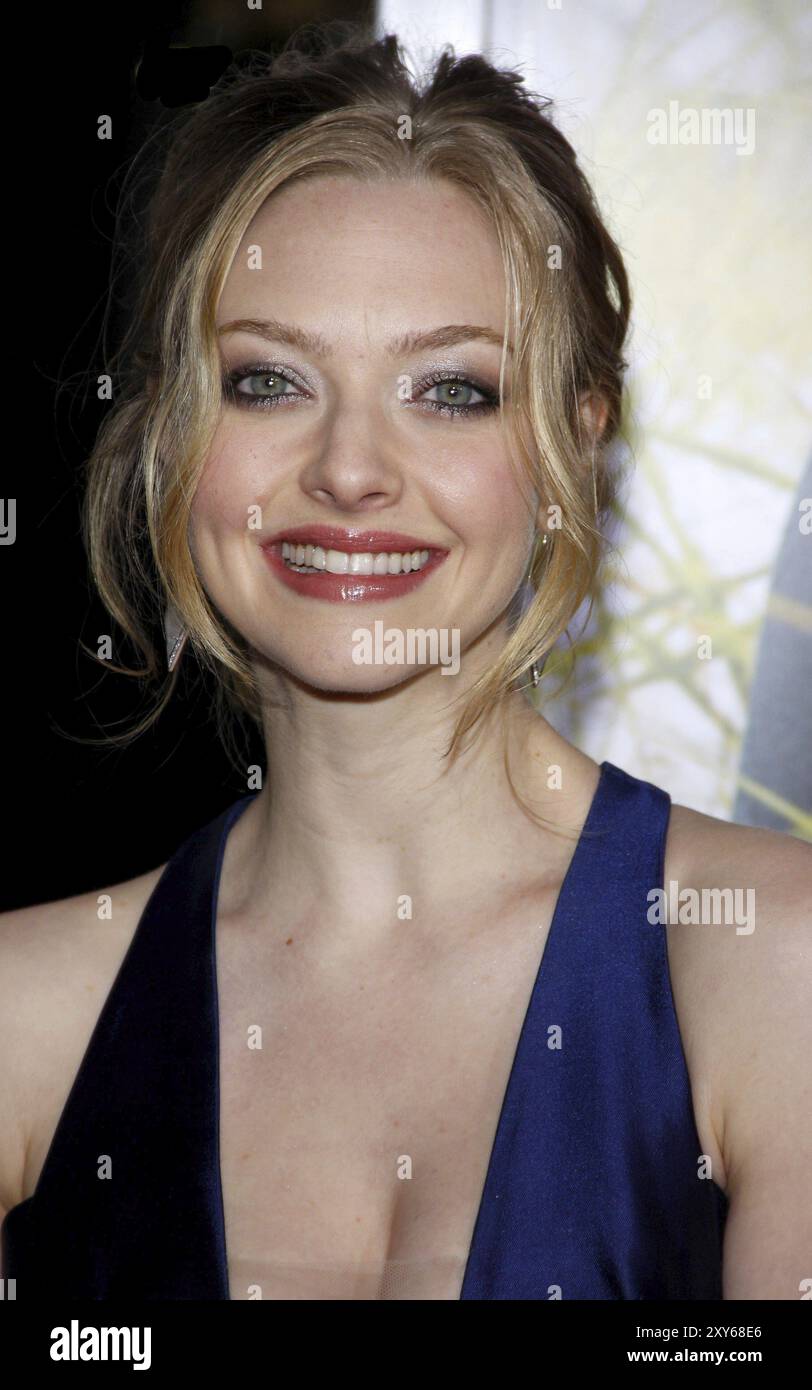 Amanda Seyfried at the Los Angeles premiere of 'Dear John' held at the ...