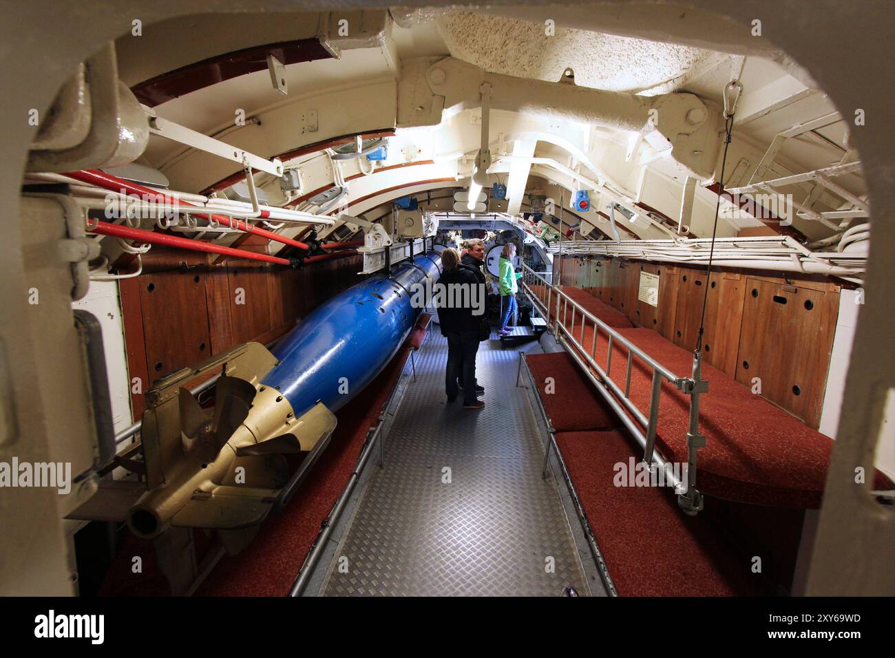 LABOE, GERMANY - AUGUST 30, 2014: People visit a historic German ...