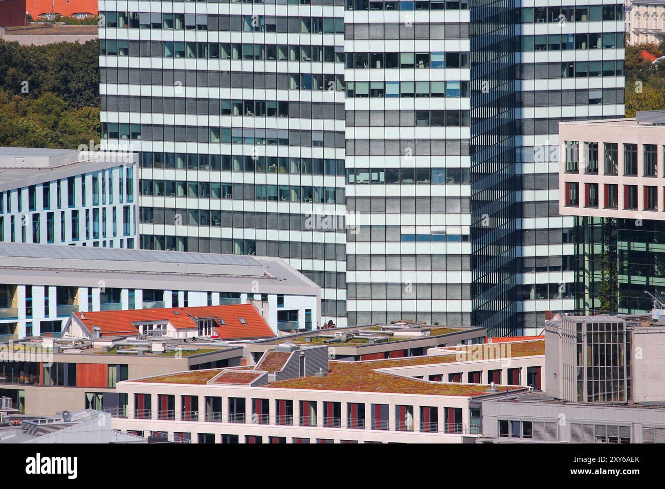 Modern office architecture in Hamburg city, Germany Stock Photo - Alamy
