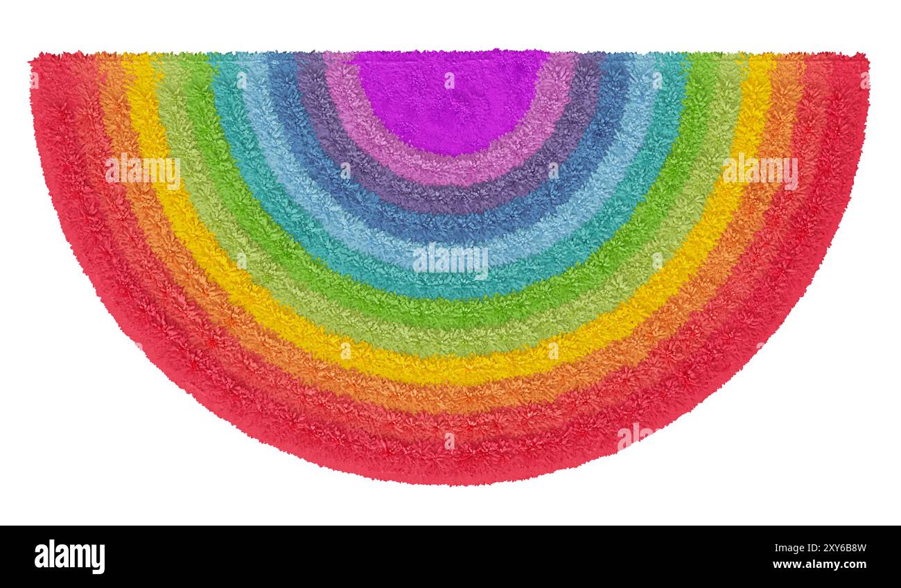 Rainbow rug hi-res stock photography and images - Alamy