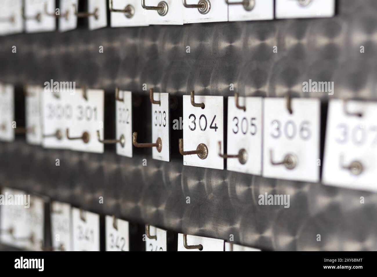 Locker signs, hanging Stock Photo - Alamy