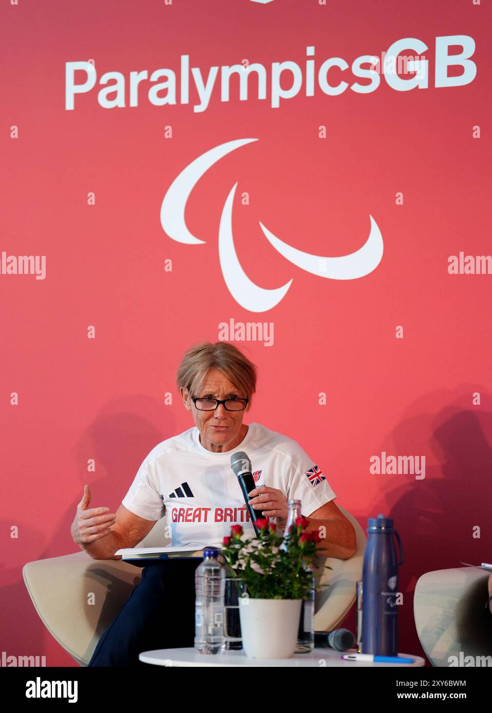 Chef de Mission Penny Briscoe during the ParalympicsGB and UK Sport ...