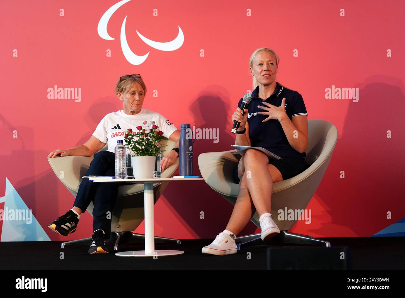 UK Sport Director of Performance Kate Baker (right) and Chef de Mission ...