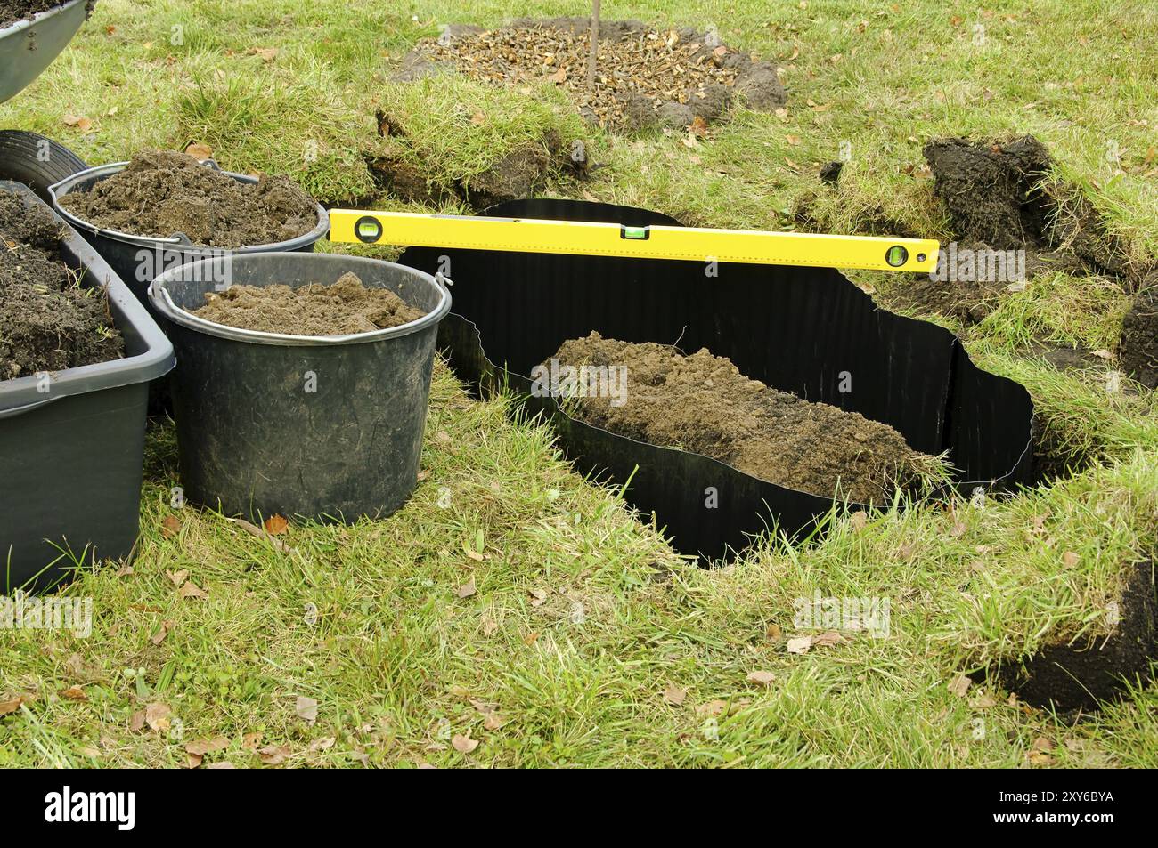 Root barrier 06 Stock Photo - Alamy