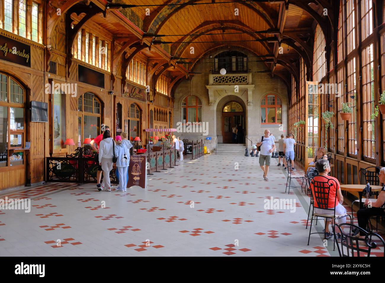Spa house in Swieradow Zdroj in Poland Stock Photo - Alamy