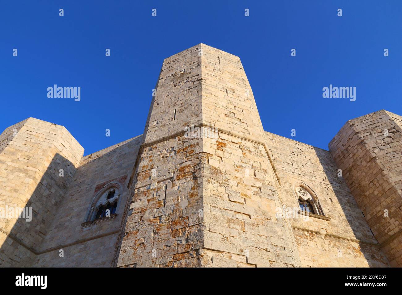 Castel Del Monte - landmark medieval castle in Apulia, Italy. UNESCO ...