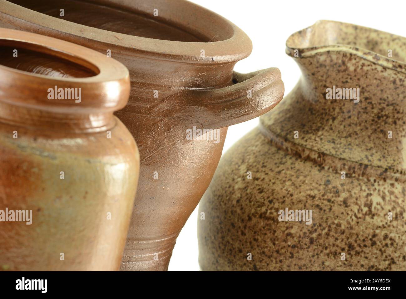 Old pottery. Kitchen dishes Stock Photo - Alamy