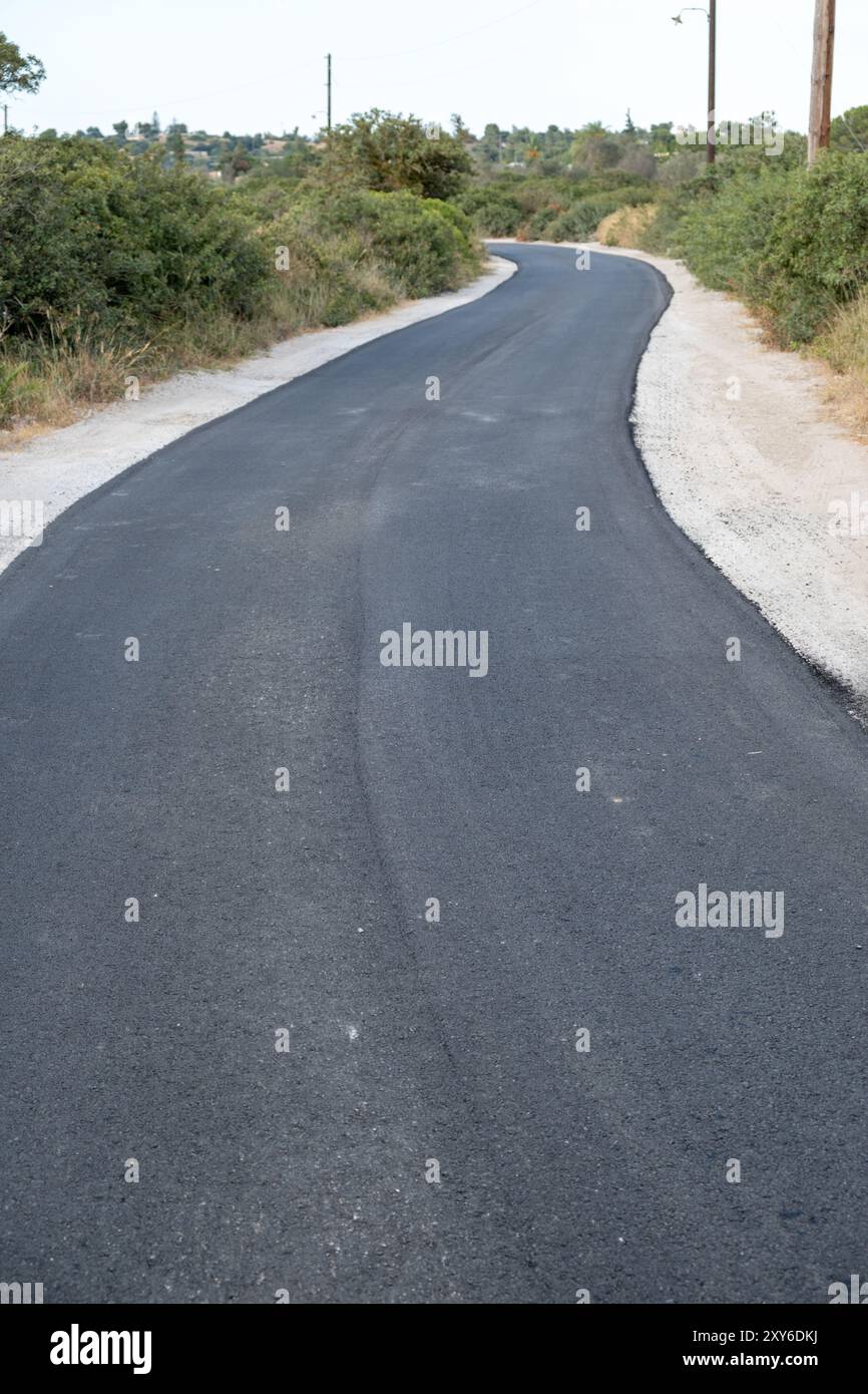 Fresh asphalt layer hi-res stock photography and images - Alamy