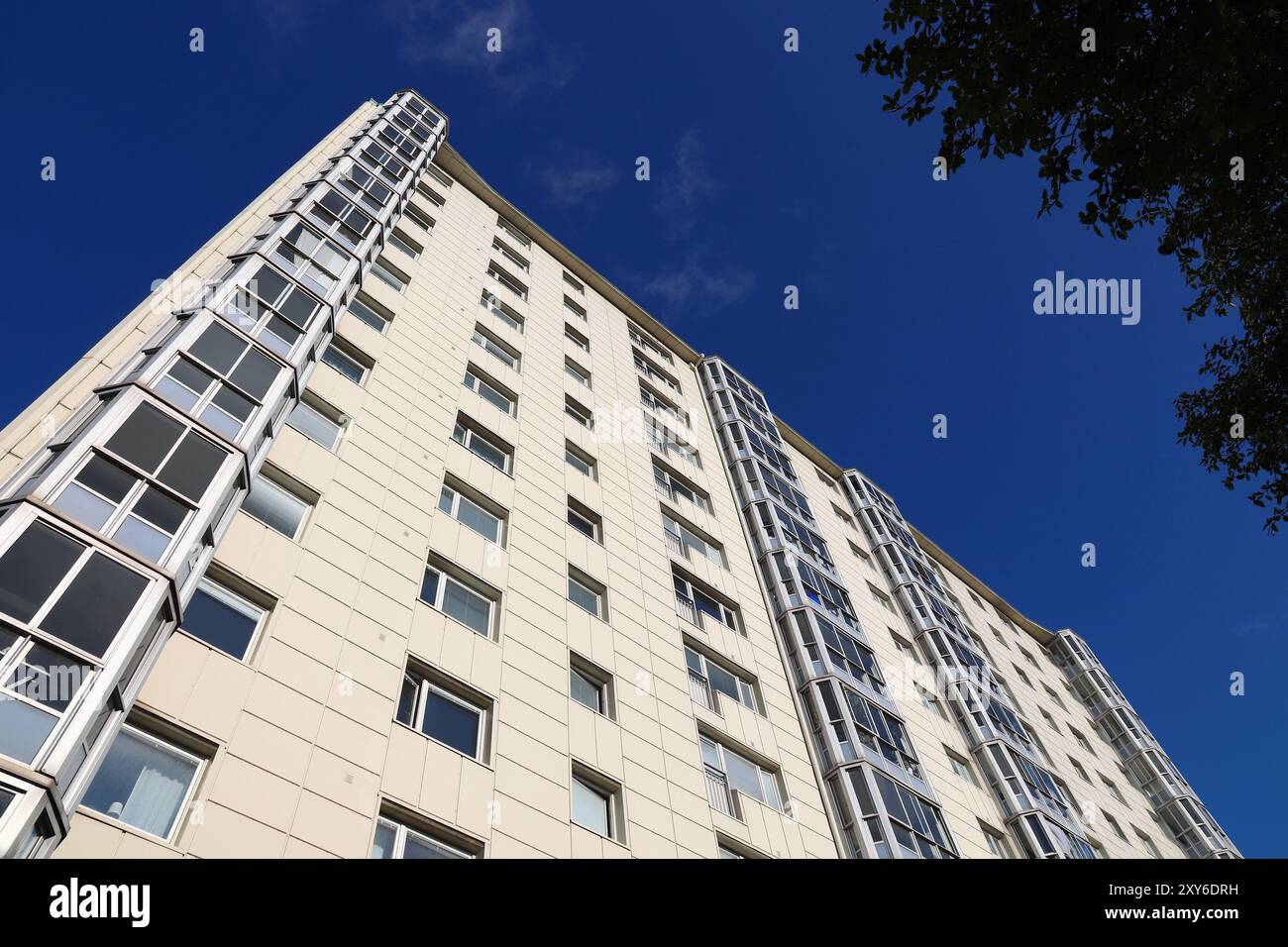 Gothenburg city in Sweden. Generic contemporary apartment building ...
