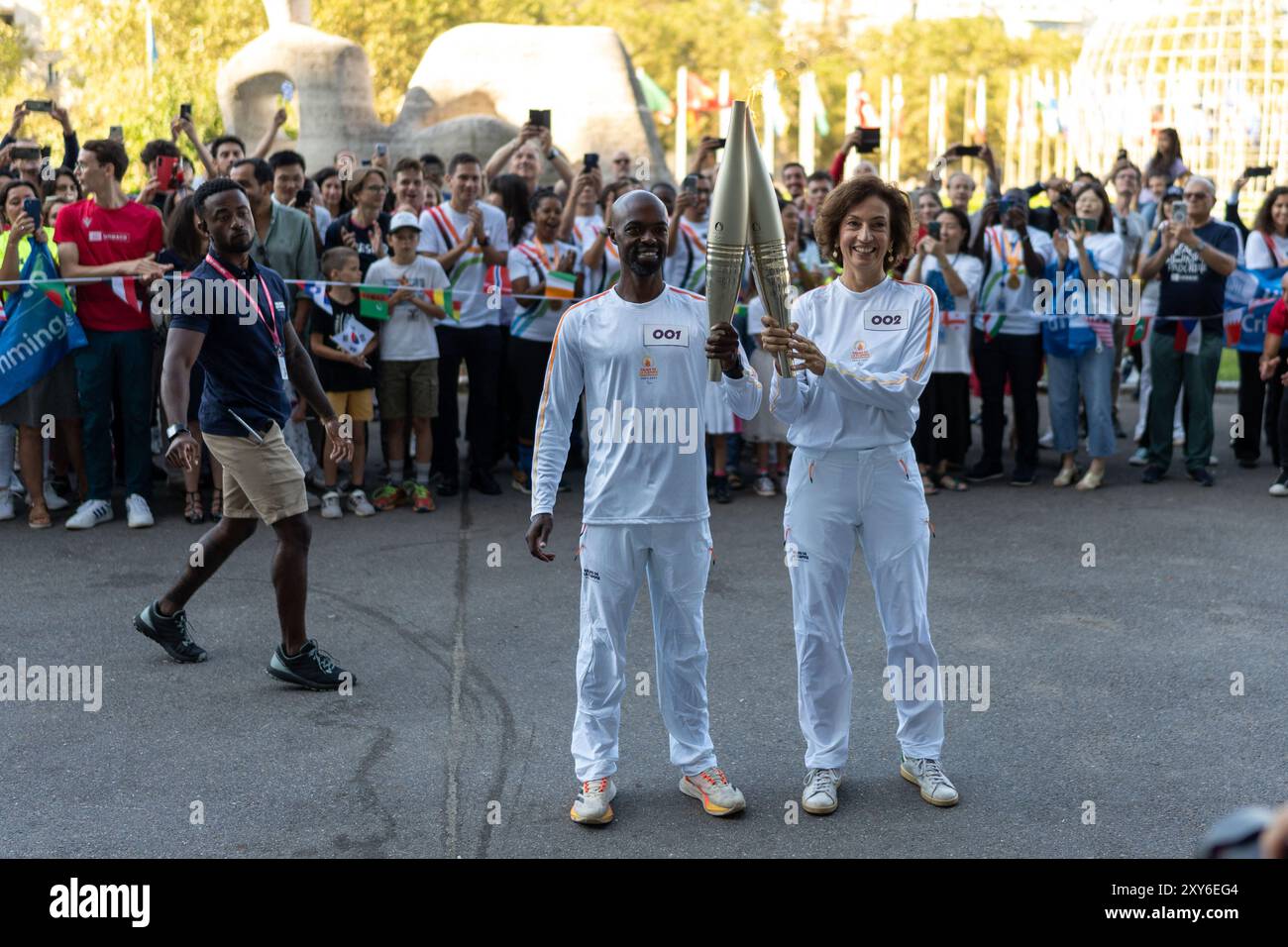 Paris, France. 28th Aug, 2024. Paralympic medalist athlete, Clavel ...
