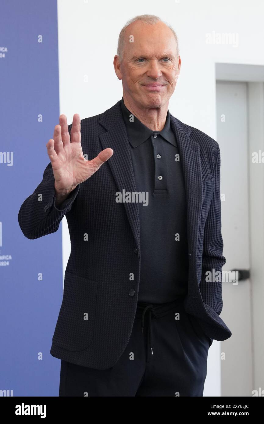 Venezia, Italia. 28th Aug, 2024. Michael Keaton attends a photocall for ...