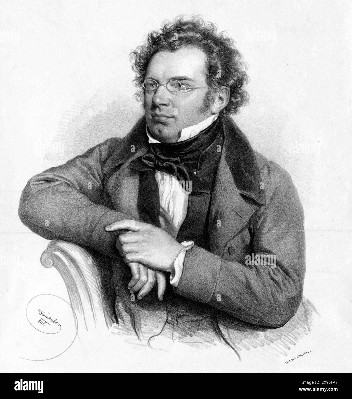 Franz schubert portrait drawing hi-res stock photography and images - Alamy