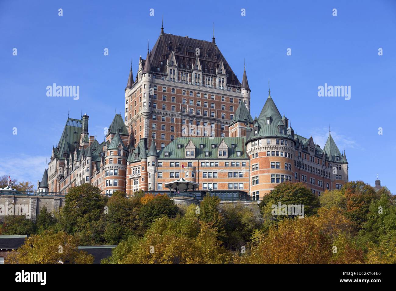 The chateau frontenac in Quebec Stock Photo - Alamy