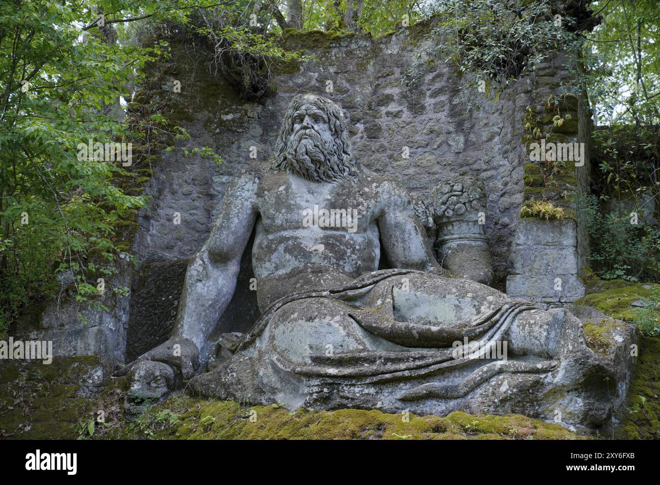 Neptune or Pluto, Sacro Bosco, Sacred Forest, Park of the Monsters ...