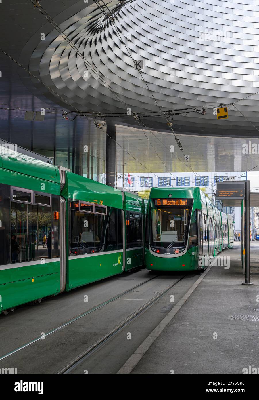 Messe Basel, an inspired tram interchange station within Exhibition ...