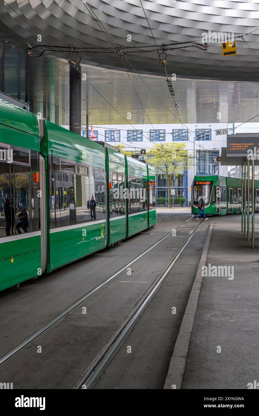 Messe Basel, an inspired tram interchange station within Exhibition ...