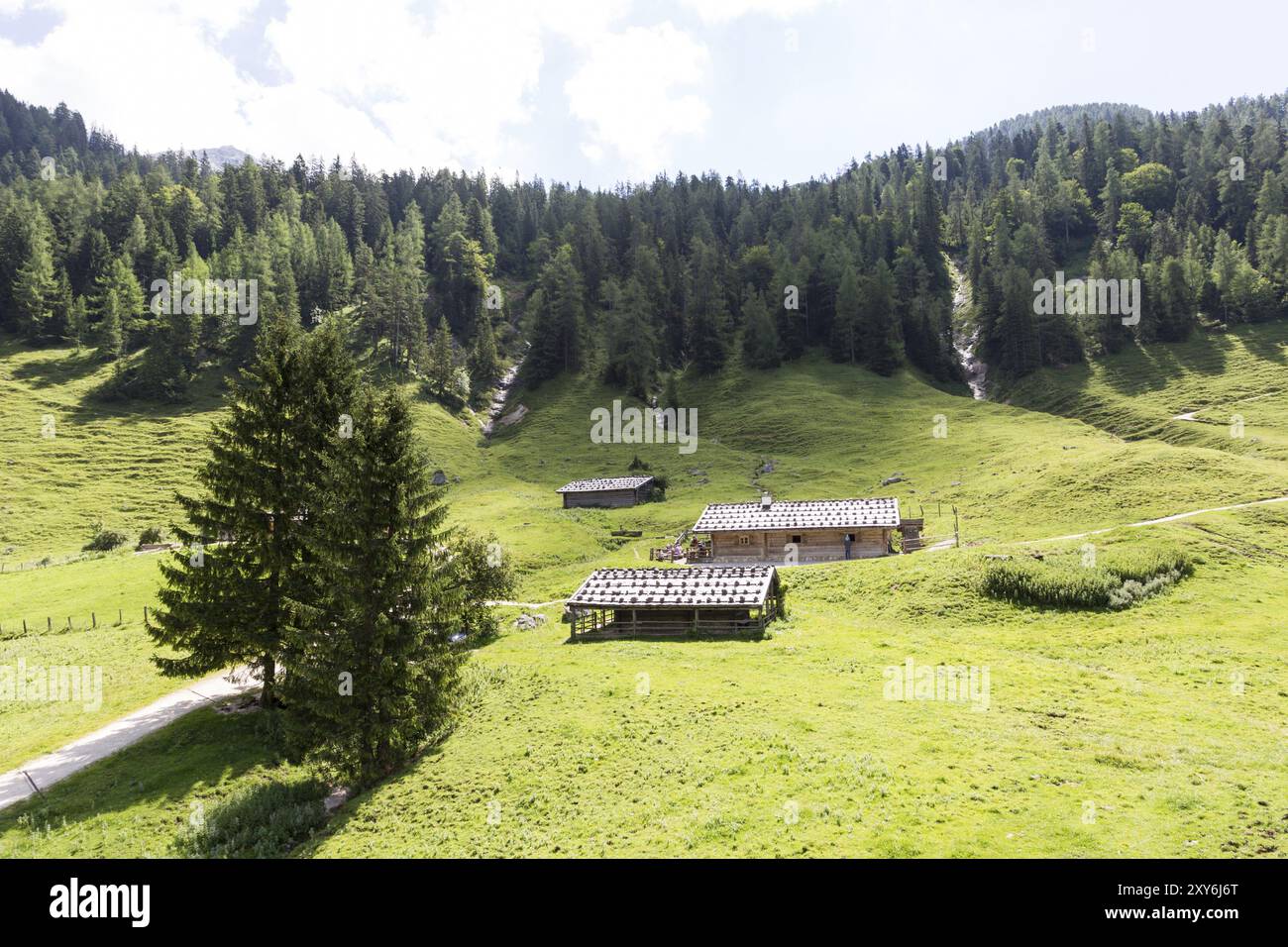 Hike from Hintersee to the Bindalm Stock Photo - Alamy