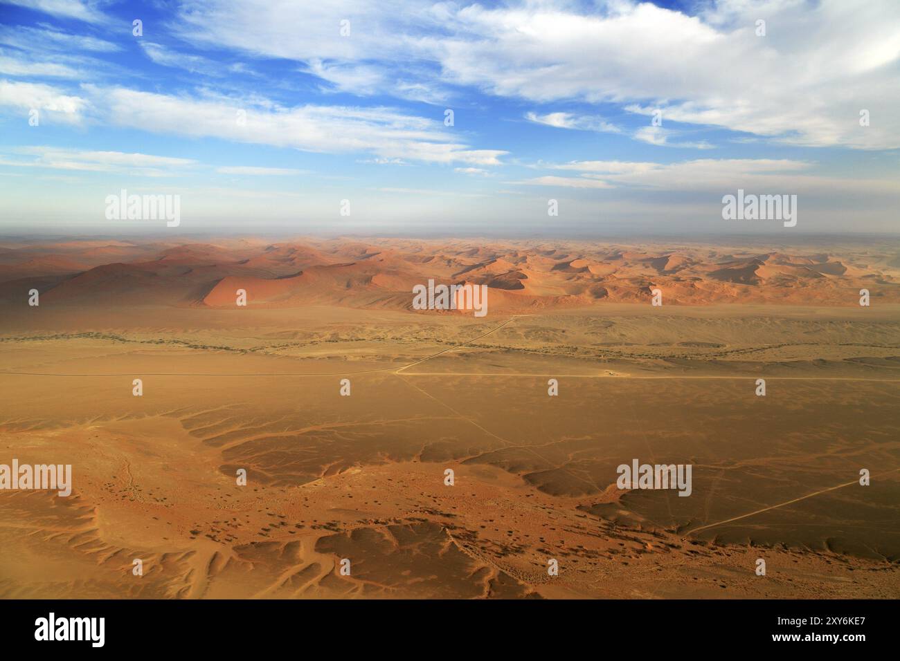 Namibia from above Aerial view of the Namib Naukluft National Park ...