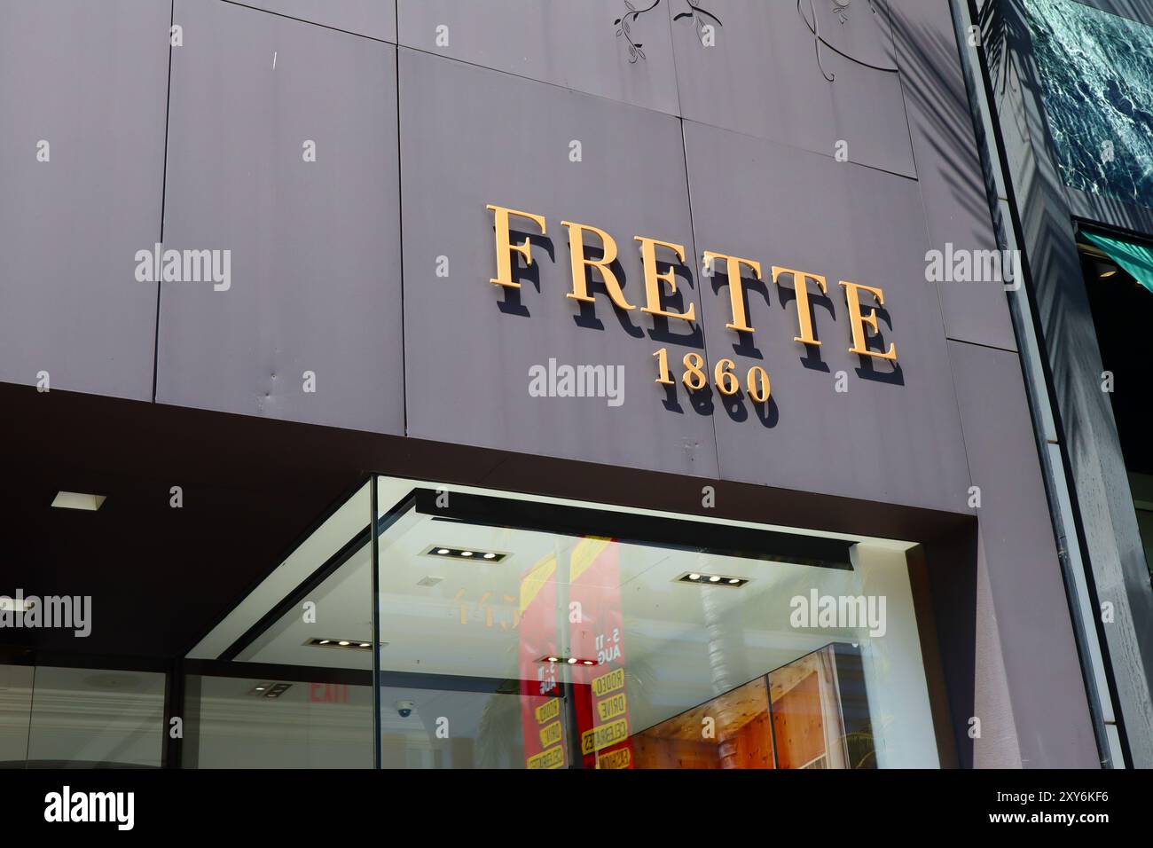Beverly Hills, California: FRETTE fashion store on Rodeo Drive, Beverly ...