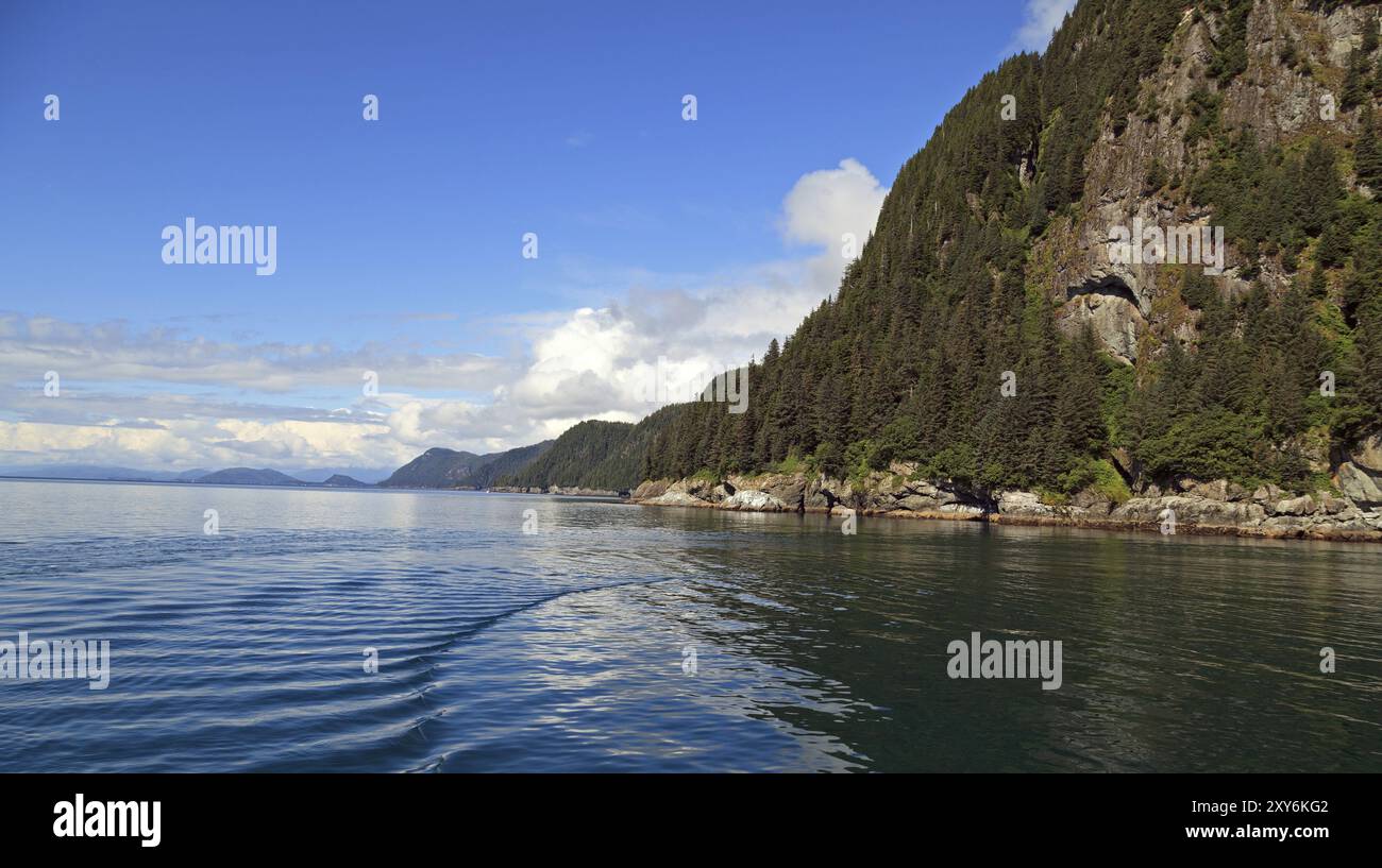 The Alaskan coast Stock Photo - Alamy