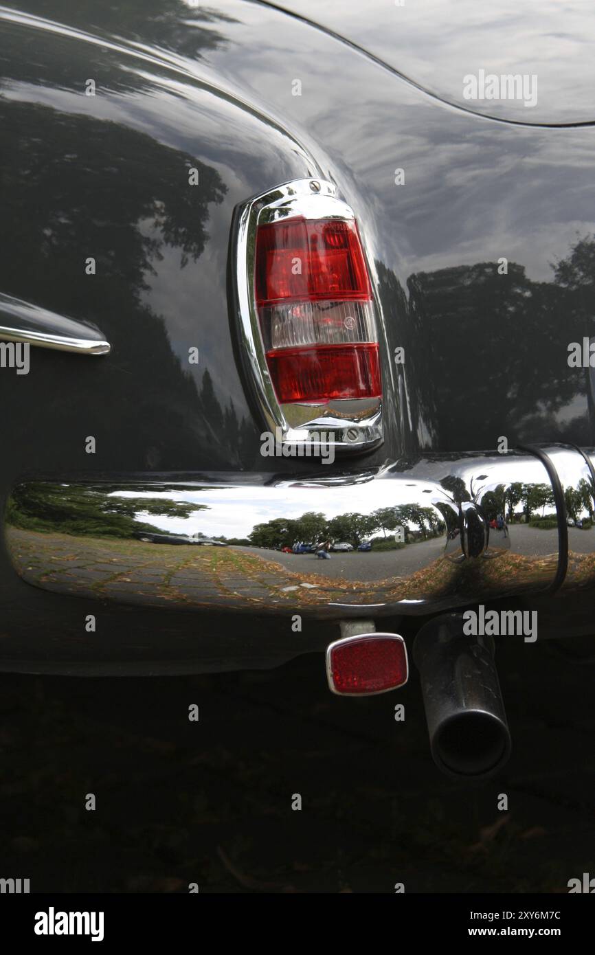 Vintage car tail light Stock Photo - Alamy