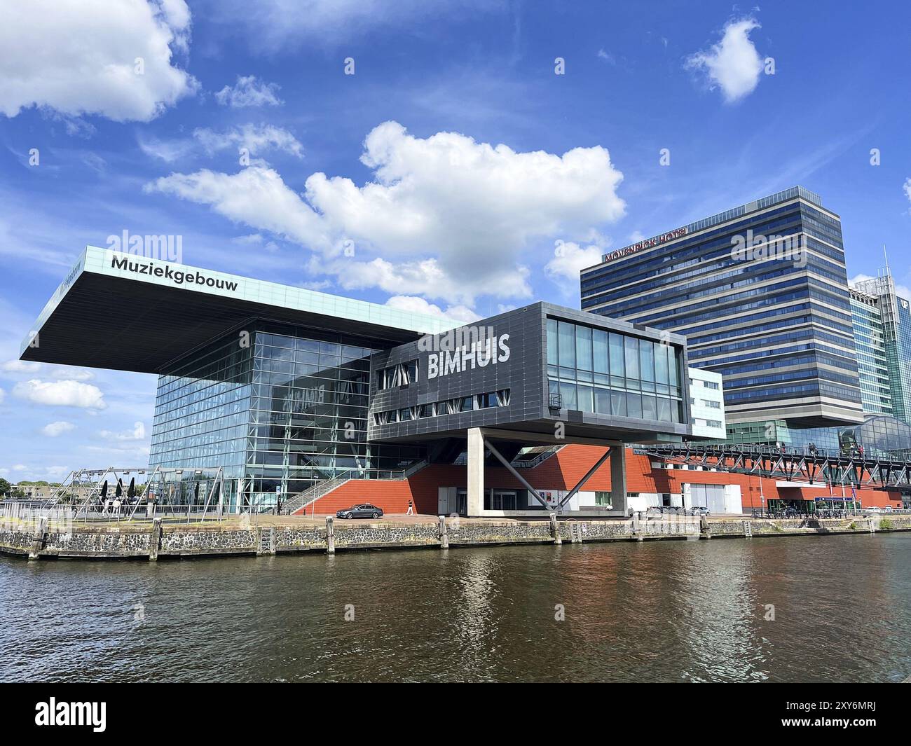 Amsterdam, Netherlands. May 24, 2024. The Bim House and the Passenger ...