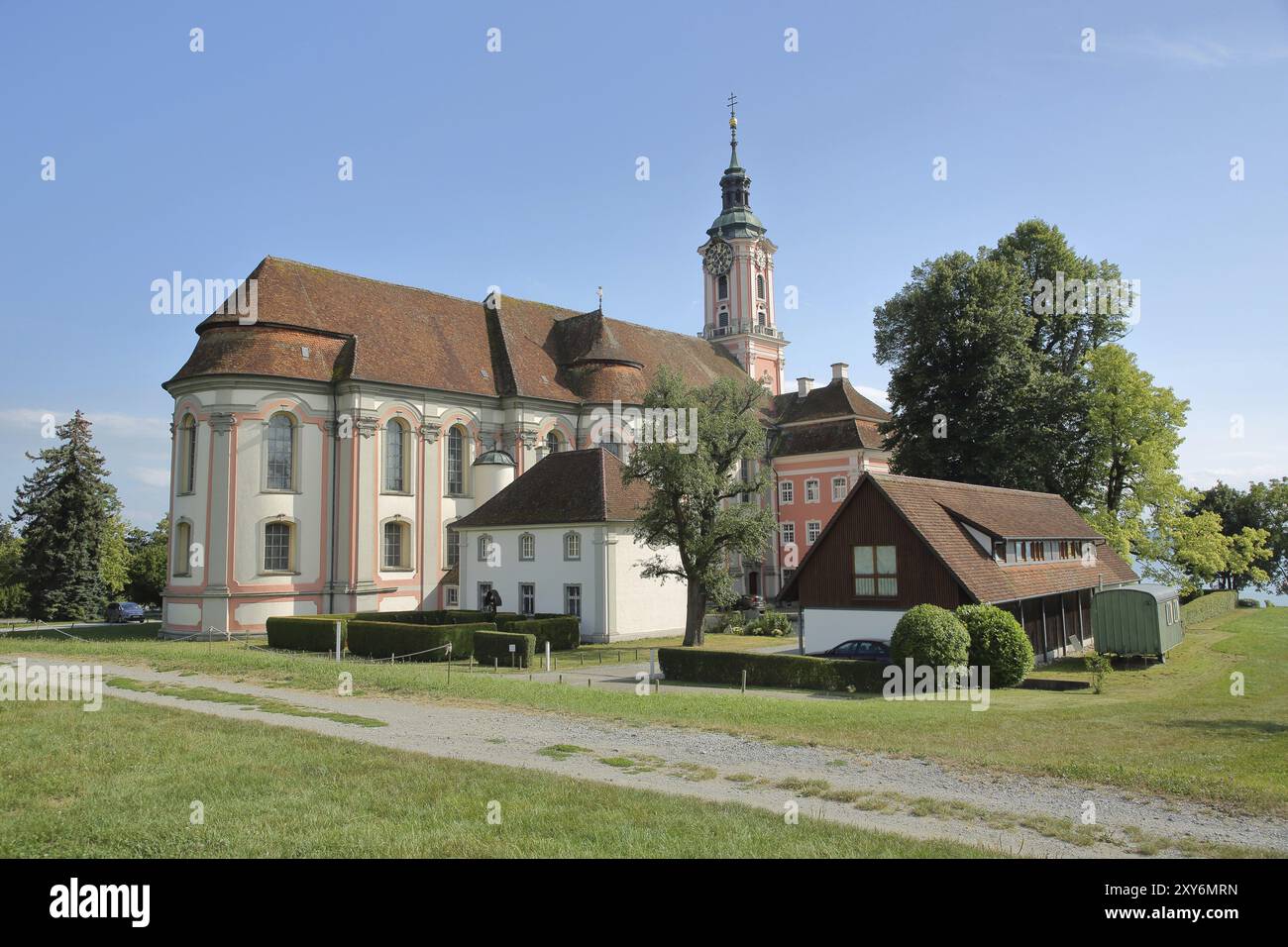 Baroque basilica, pilgrimage church, Birnau, Uhldingen-Muehlhofen ...