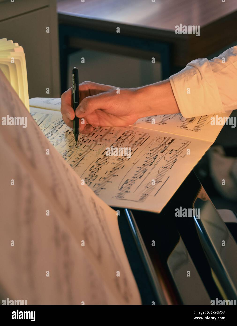 Piano sheet music notes hi-res stock photography and images - Alamy