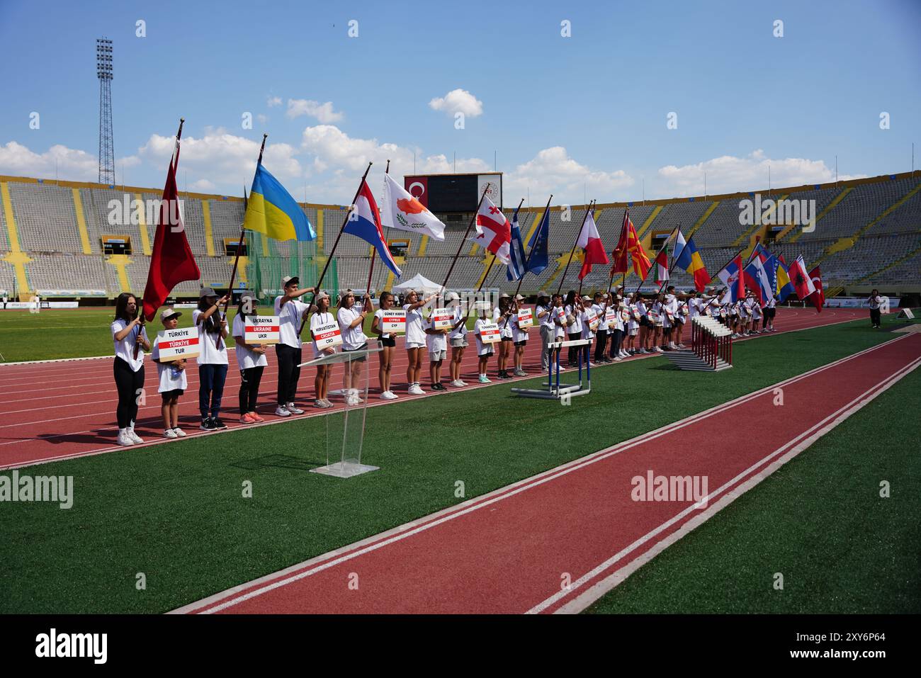 IZMIR, TURKIYE - MAY 25, 2024: Opening Ceremony of Balkan Athletics ...
