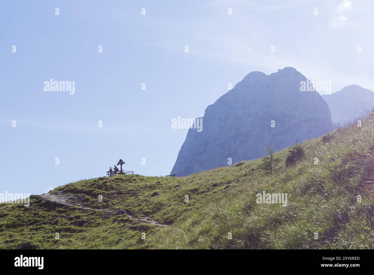Hike from the Hintersee to the Bindalm Stock Photo - Alamy