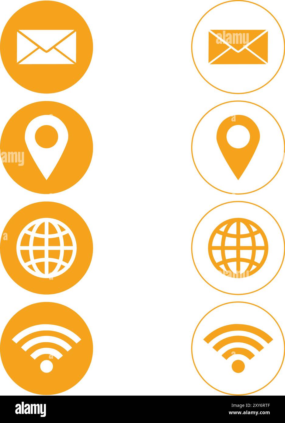 Geolocation icons on white Stock Vector Images - Alamy