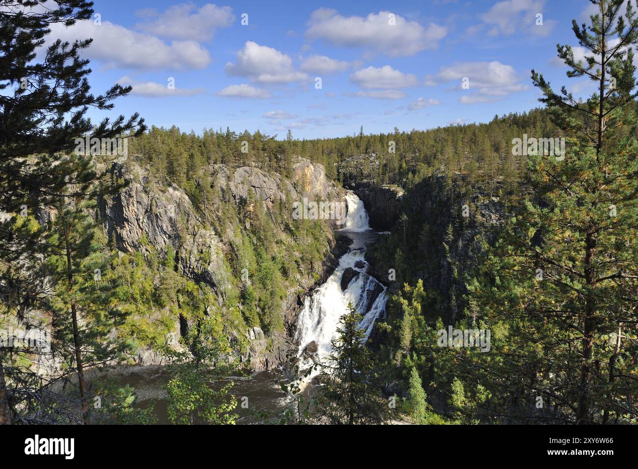 Muddus National Park in Sweden. Lapland. Muddusfallet, Muddus National ...