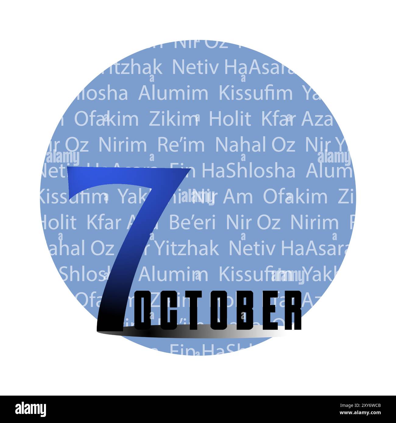 7 7 memorial Stock Vector Images - Alamy