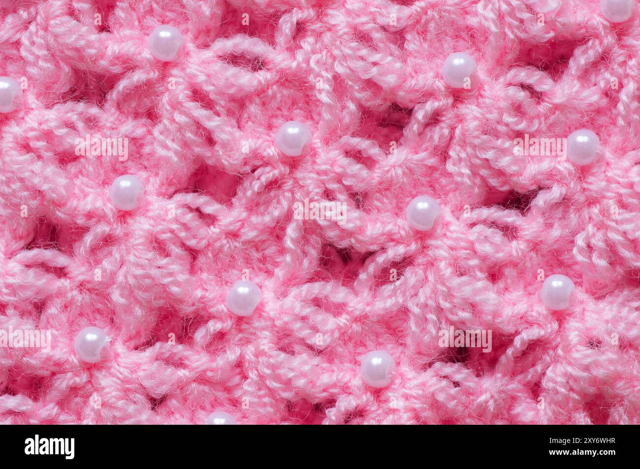 Pattern of pink knitted handmade baby clothes , knit pattern background ...